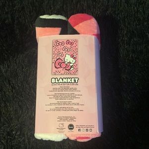 Hello Kitty | Bedding | Hello Kitty Plush Twinfull Blanket Pink Animal ...